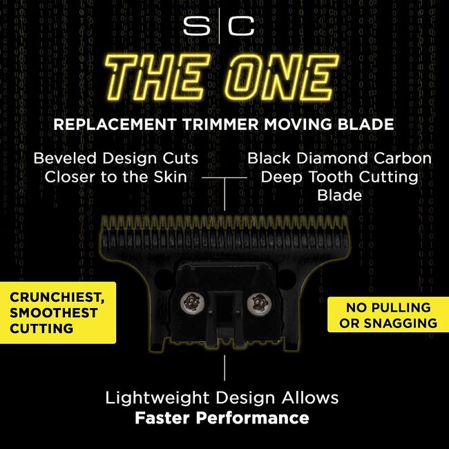 X-Pro Steel Wide Blade & DLC The One Cutting Blade Set - Gamma+ | CosmoProf