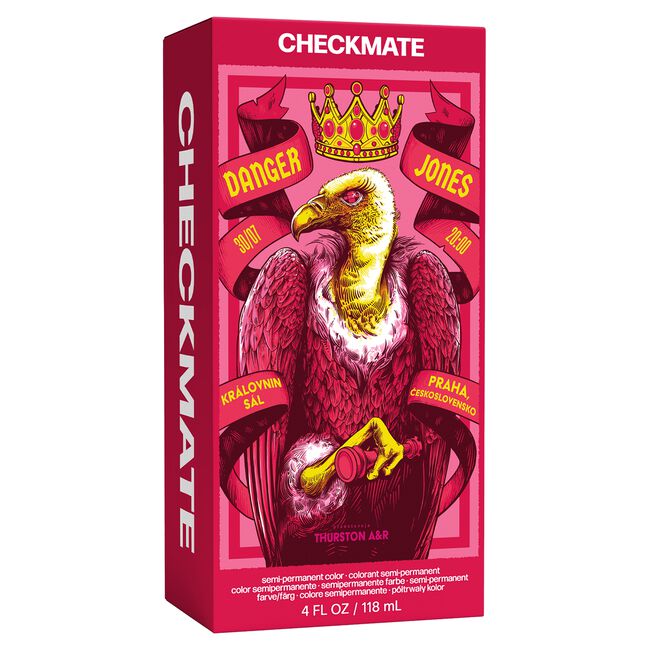Checkmate Hot Red Semi-Permanent Hair Color - Danger Jones | CosmoProf