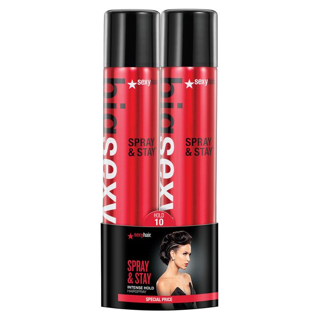 Big Sexy Hair Spray & Stay Intense Hold Hairspray Duo - Sexy Hair ...