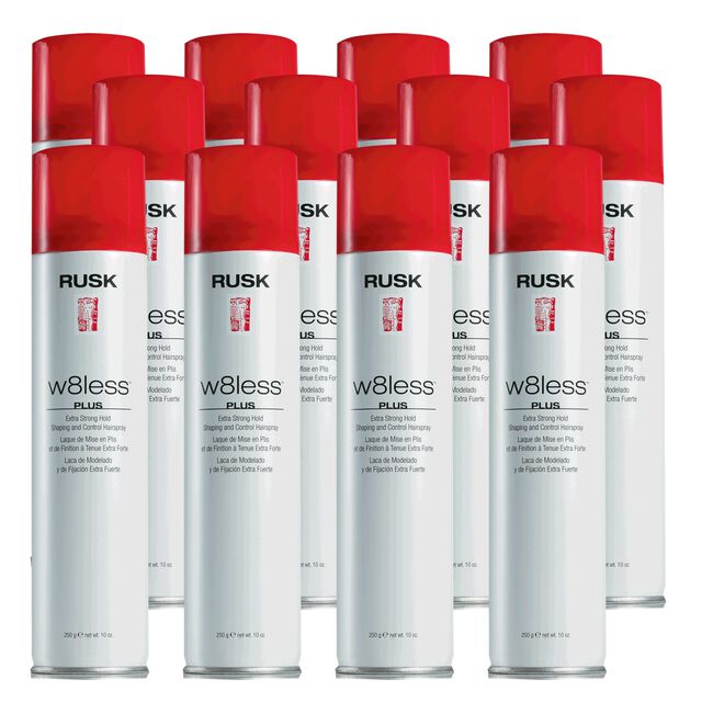 W8Less Plus Hairspray 80% VOC - 12 count - Rusk | CosmoProf