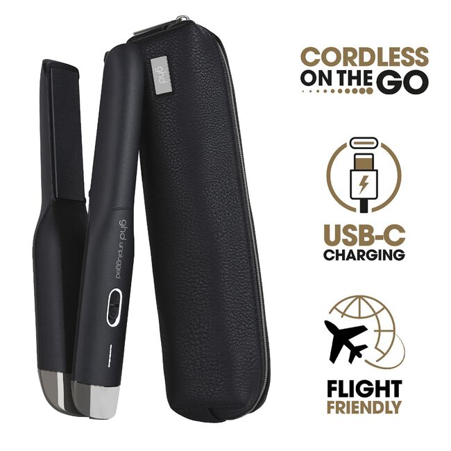 Black Unplugged Styler Cordless Flat Iron - GHD | CosmoProf