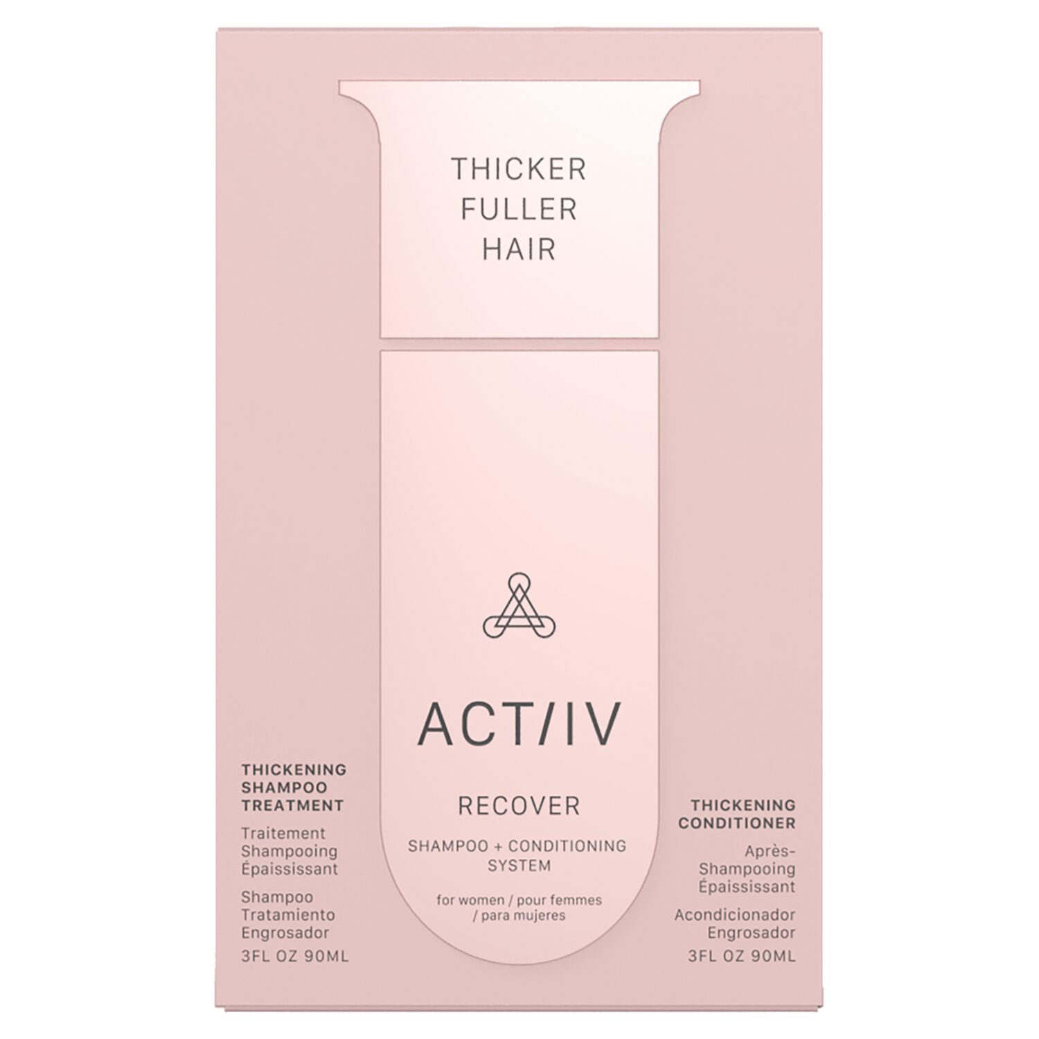 Recover Shampoo & Conditioning System for Women - ACTiiV Hair Science ...