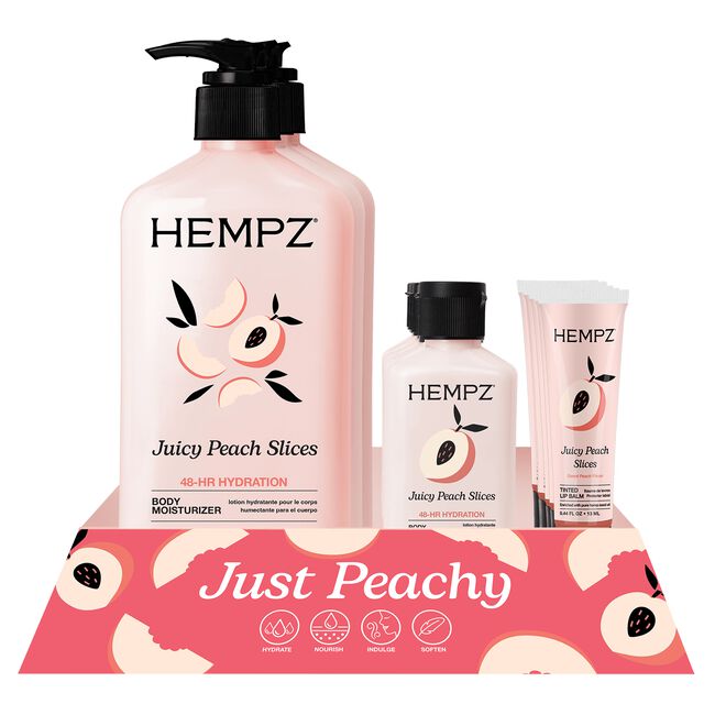 Juicy Peach Slices Display | CosmoProf