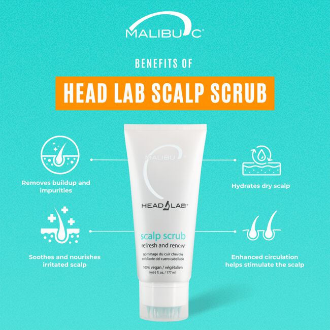 Head Lab Scalp Scrub - Malibu C | CosmoProf