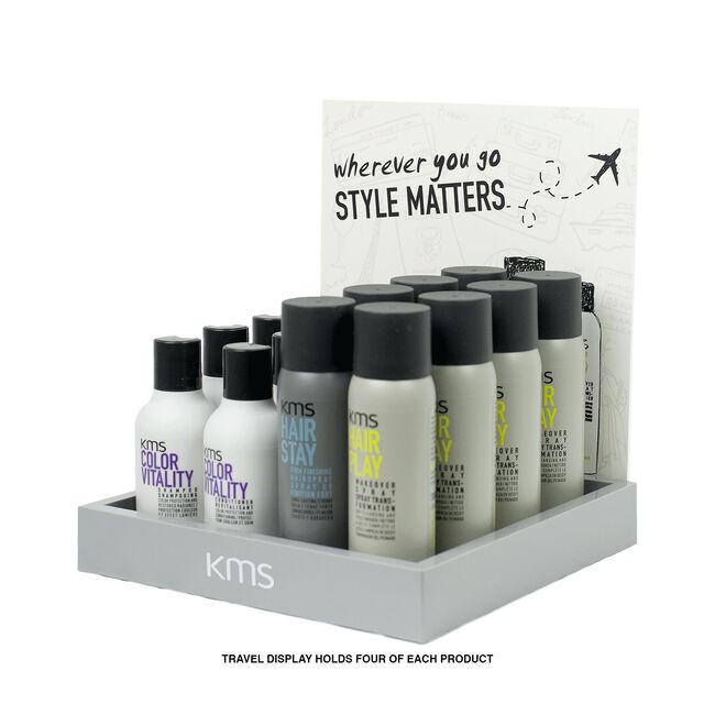 Travel Merchandiser - 24 Count Display - KMS | CosmoProf