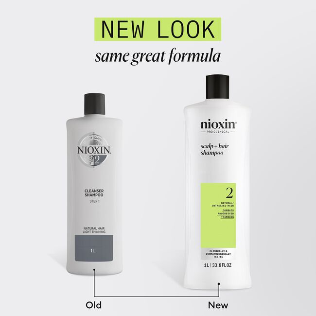 System 2 Cleanser Shampoo - Nioxin | CosmoProf