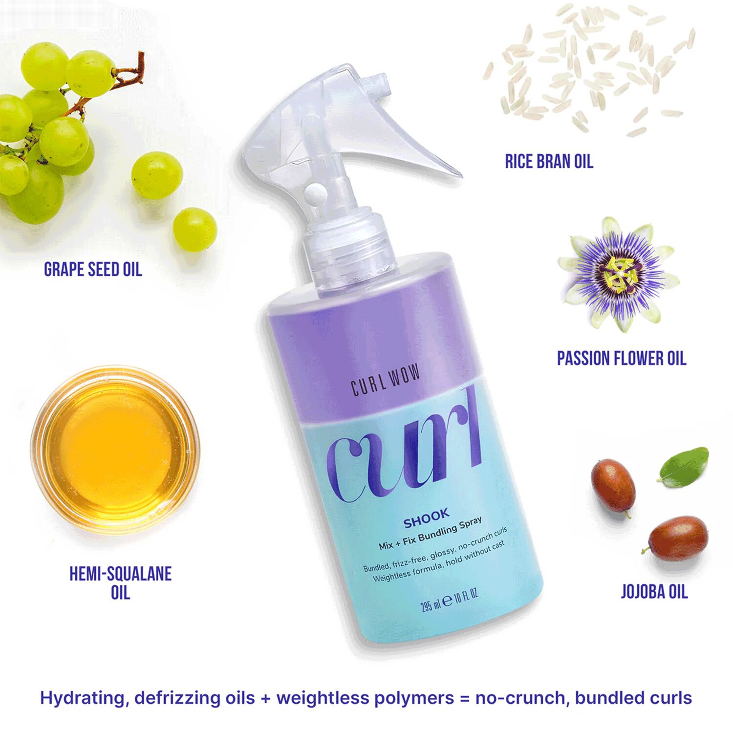 Curl Wow SHOOK Mix + Fix Bundling Spray - ColorWOW | CosmoProf