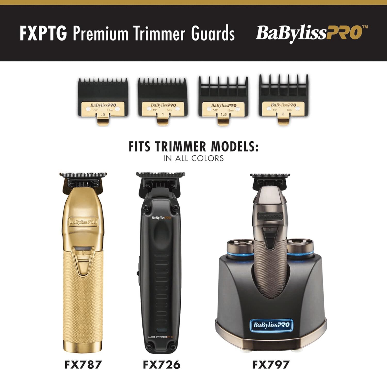 Premium Trimmer Guards - BaBylissPRO | CosmoProf