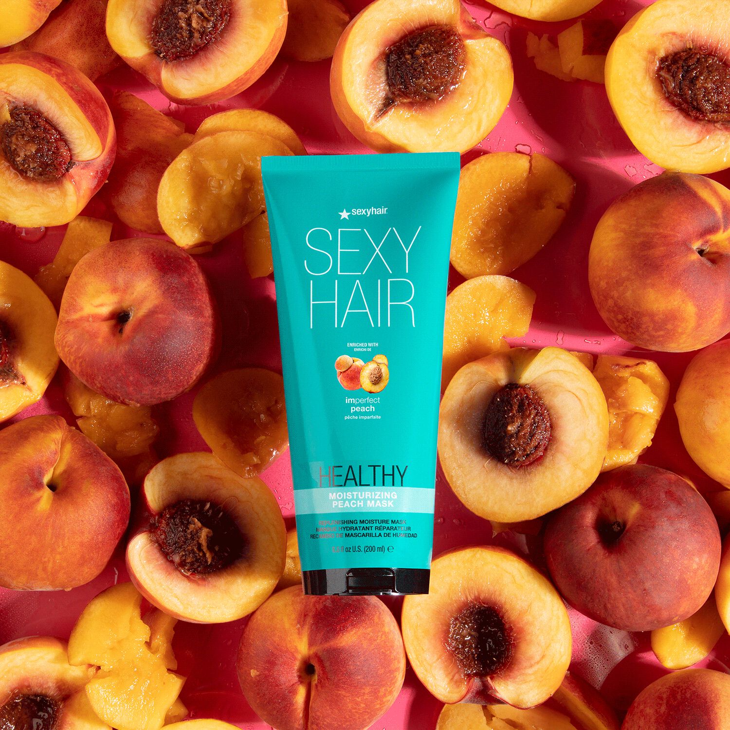 Healthy Sexy Hair Moisturizing Peach Mask - SexyHair | CosmoProf
