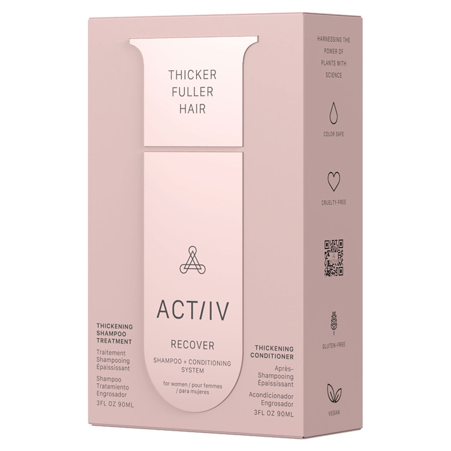 Recover Shampoo & Conditioning System for Women - ACTiiV Hair Science ...