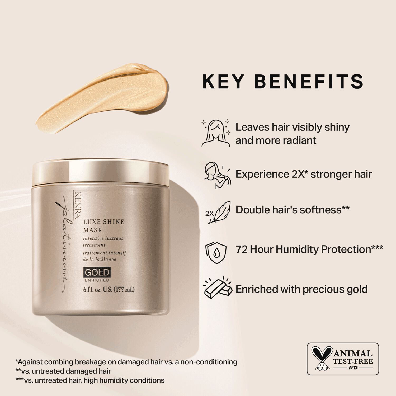 Platinum Luxe Shine Mask - Kenra Professional | CosmoProf