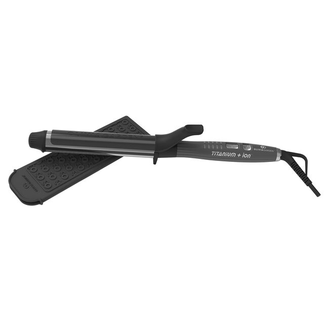 Titanium + Ion 1.25 Inch Curling Iron with Long Barrel - Olivia Garden ...