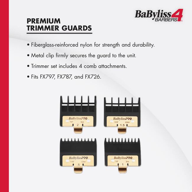 Premium Trimmer Guards - BaBylissPRO | CosmoProf