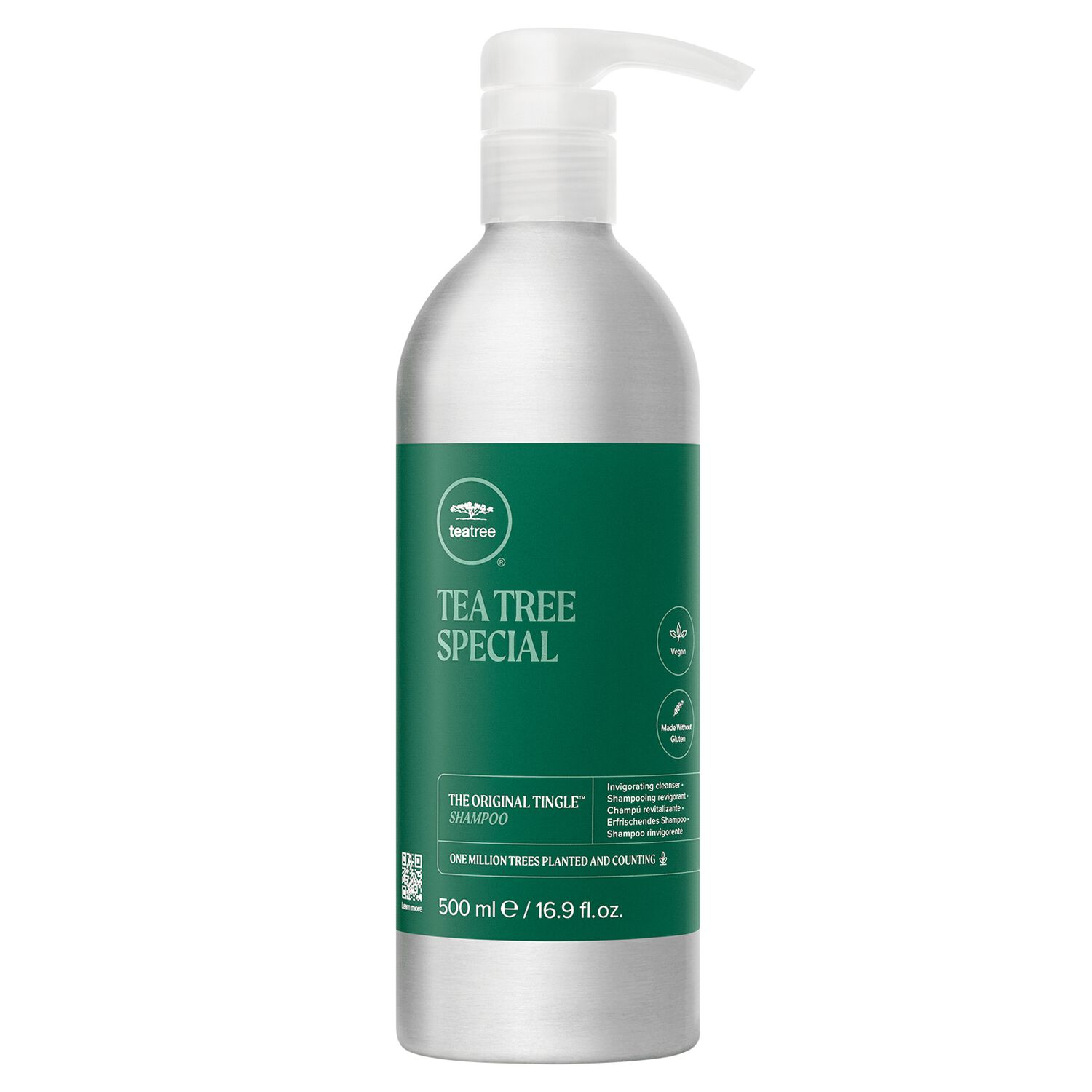 Tea Tree Special Shampoo Aluminum Bottle - John Paul Mitchell Systems ...