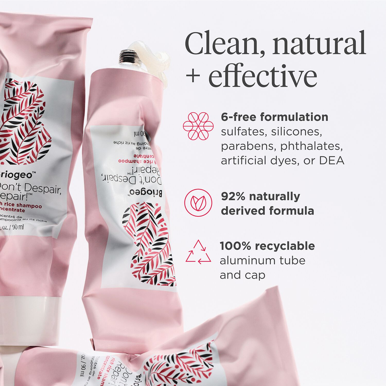 Don't Despair, Repair! Rich Rice Shampoo Concentrate - Briogeo | CosmoProf