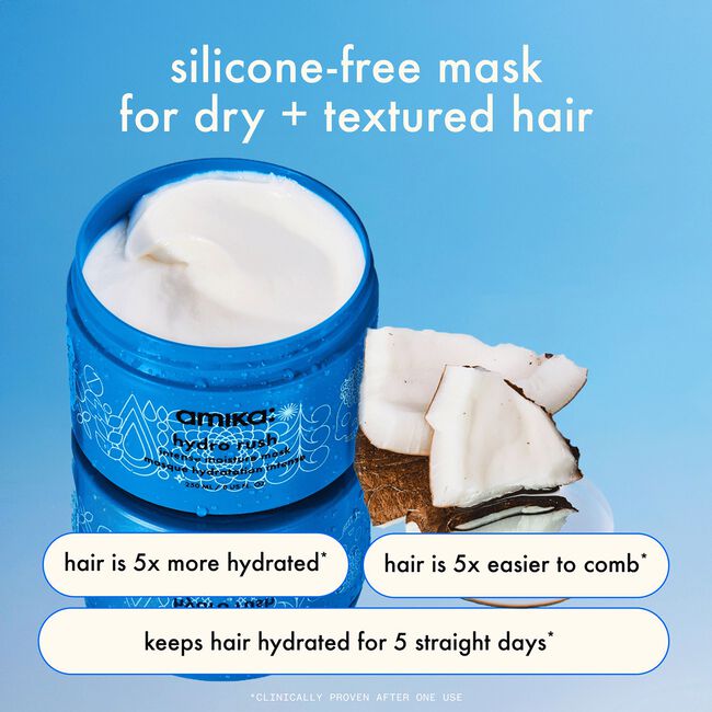 Hydro Rush Intense Moisture Mask - amika | CosmoProf