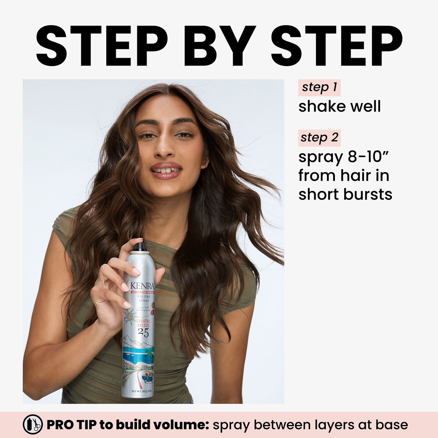 Special Edition Volume Spray 25 50% VOC Coastal Breeze - Kenra ...