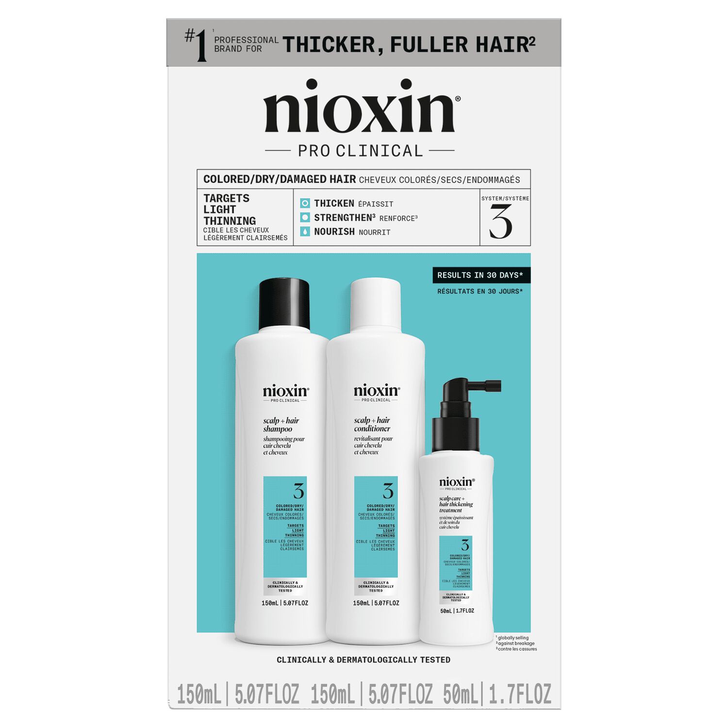 System 3 Trial Kit - Nioxin | CosmoProf