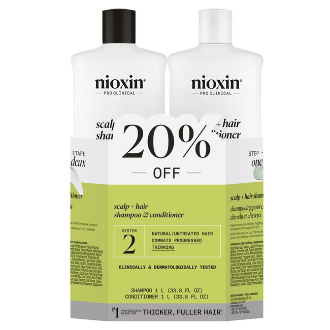 System 2 Liter Duo - Nioxin | CosmoProf