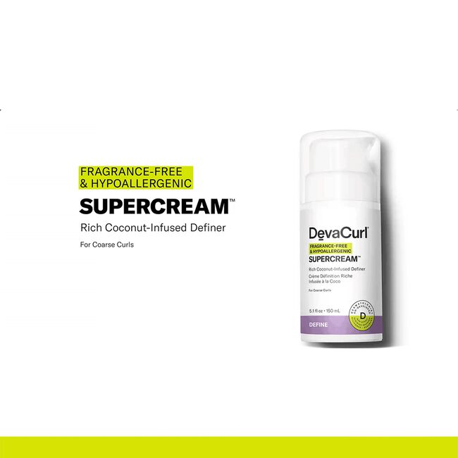 Fragrance-Free & Hypoallergenic SuperCream - Deva Curl | CosmoProf