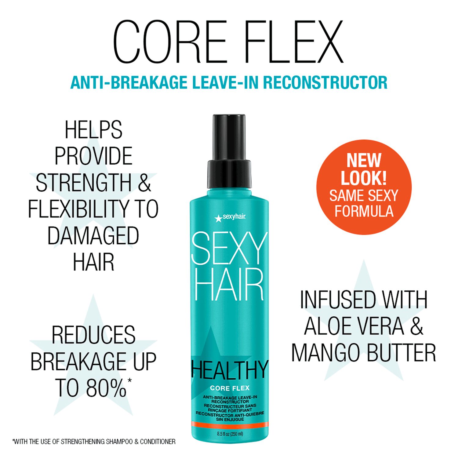 Healthy Sexy Hair Core Flex Anti-Breakage Leave-In Reconstructor - Sexy ...