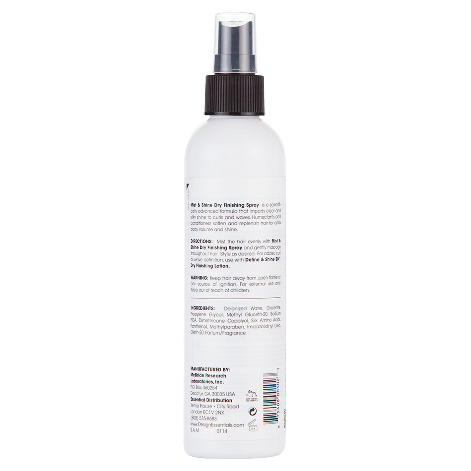 Wave By Design Mist & Shine Dry Finishing Spray - Design Essentials ...