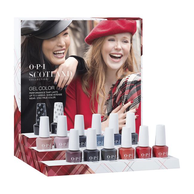 GelColor Scotland Collection - 14 Piece Display - OPI | CosmoProf