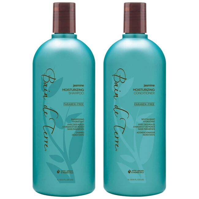 Jasmine Moisturizing Shampoo, Conditioner Duo - Bain de Terre | CosmoProf