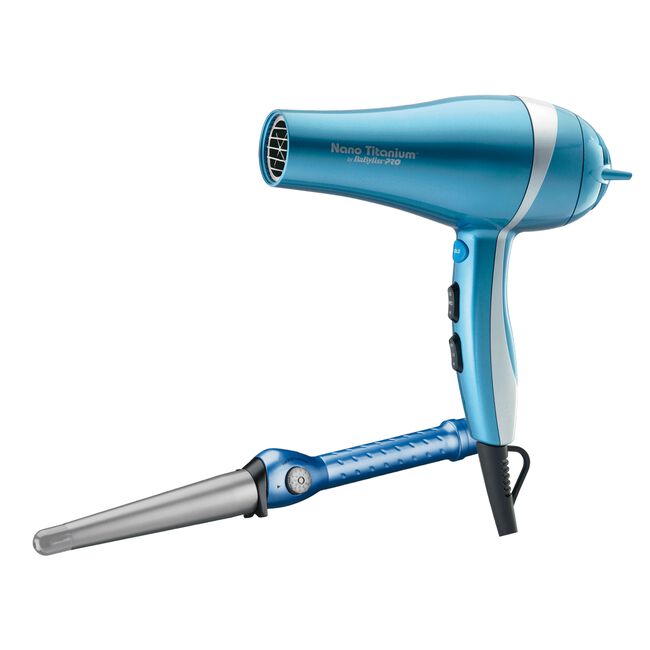 Nano Titanium Coni Curl Iron with Ionic Dryer - BaBylissPRO | CosmoProf