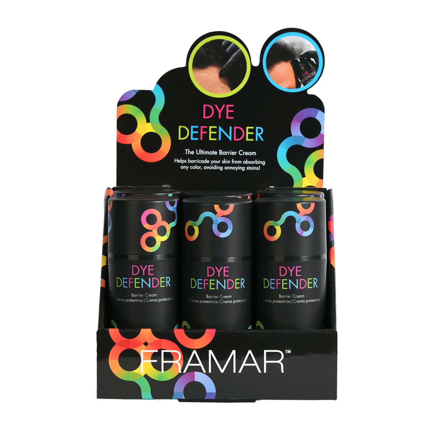 Dye Defender Barrier Cream - 6 Piece Display - Framar | CosmoProf