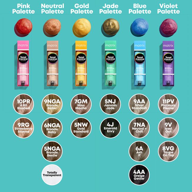 9NGA Bronde Baller Tonal Control Pre-Bonded Acidic Gel Toner - Matrix ...