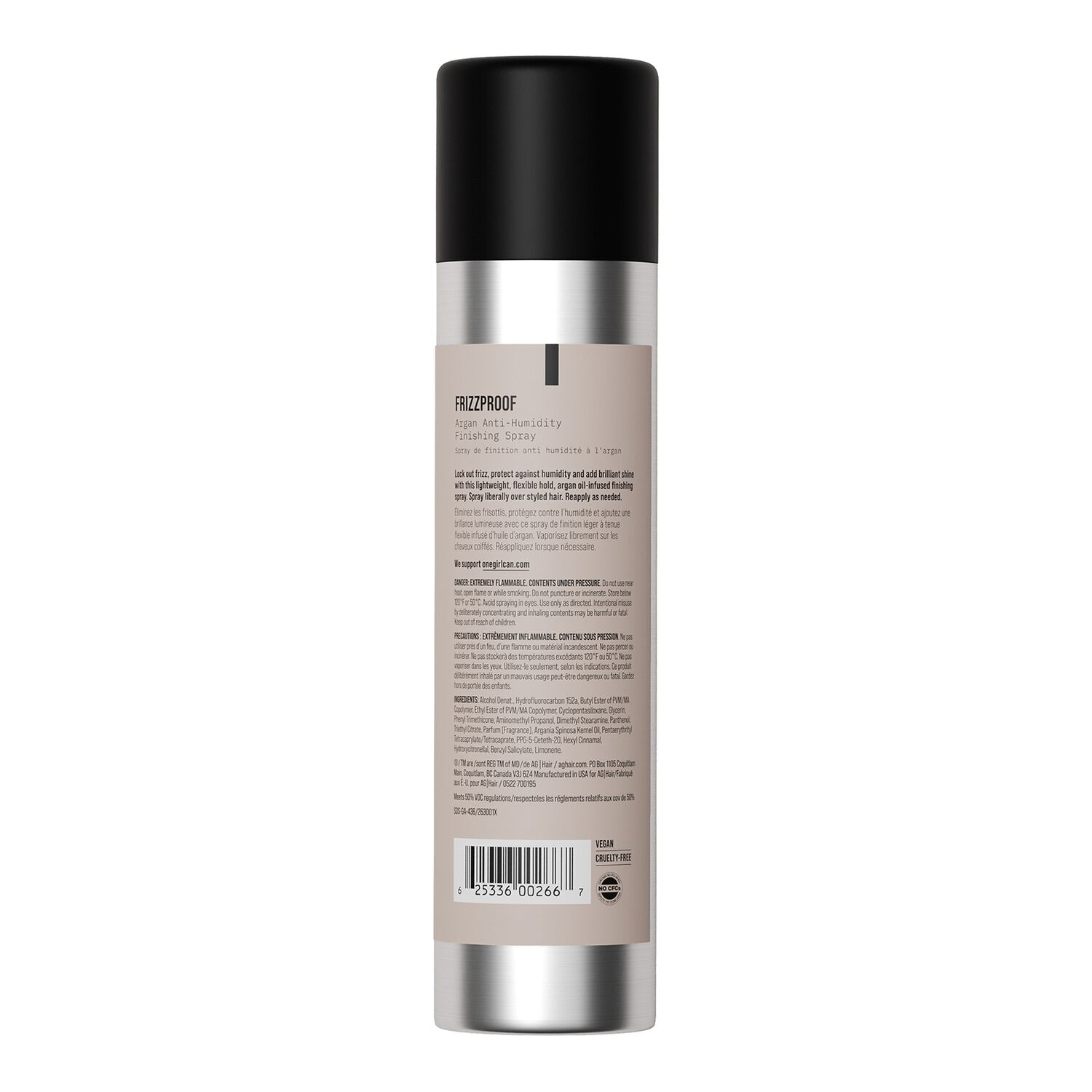 Frizzproof Argan Anti-Humidity Finishing Spray - AG Care | CosmoProf