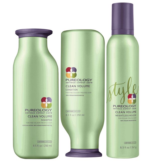 Clean Volume - Boost & Bounce Trio - Pureology | CosmoProf