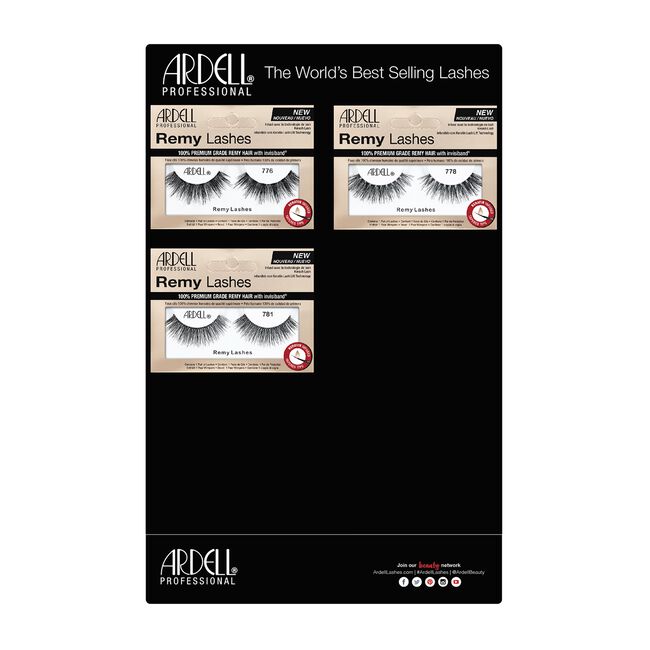 Remy Eye Lashes - 9 Count Display - Ardell | CosmoProf