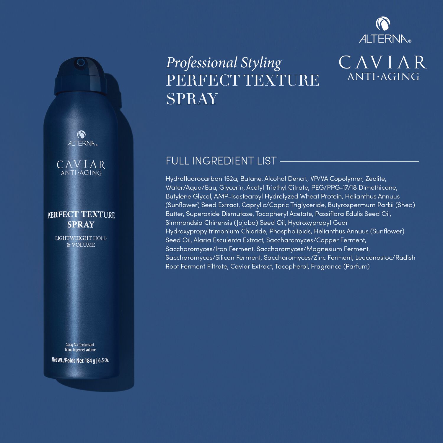 Caviar Anti-Aging Perfect Texture Spray - Alterna | CosmoProf