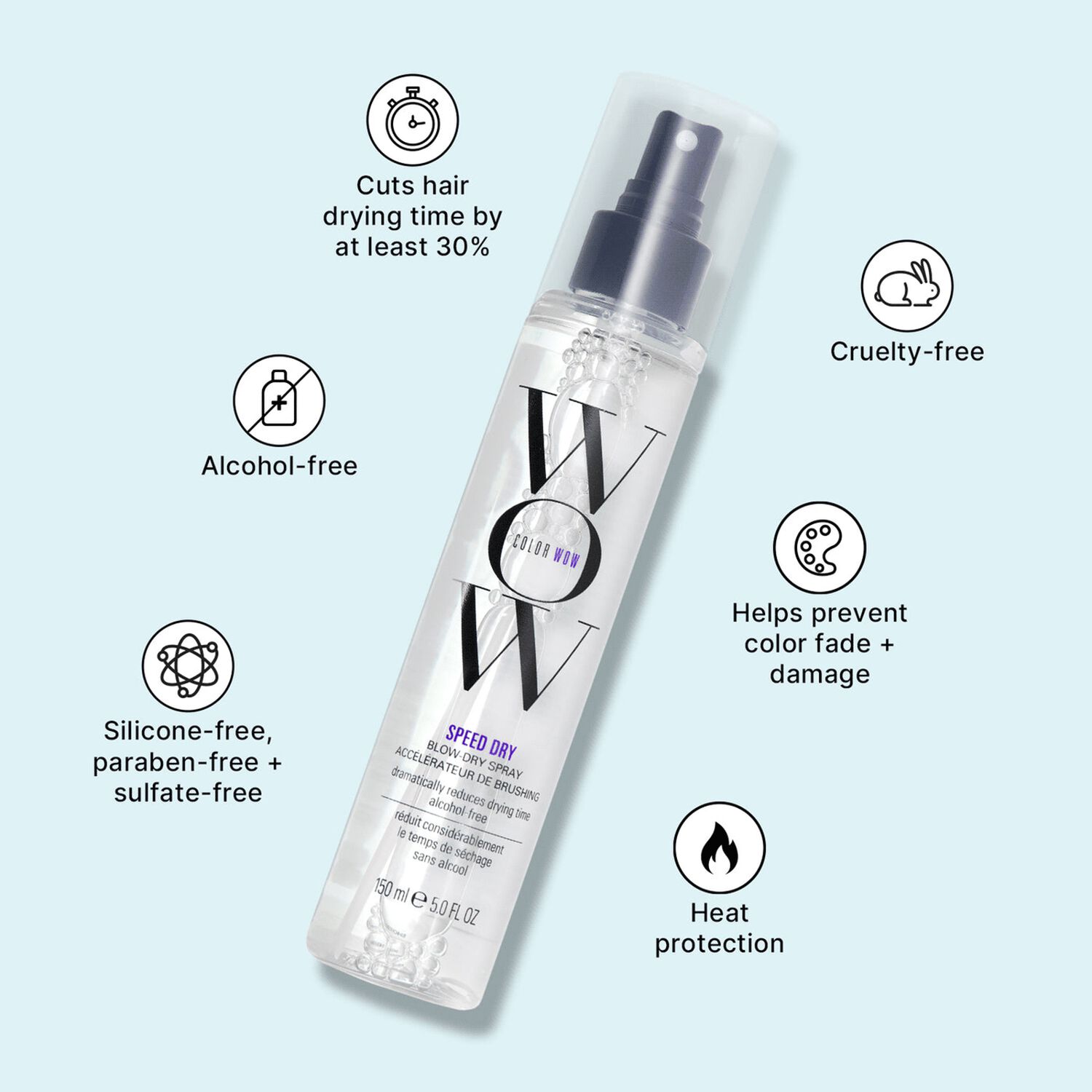 Speed Dry Blow Dry Spray - ColorWOW | CosmoProf