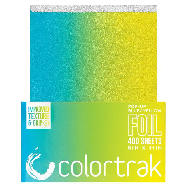 Gradient Blue Yellow Pop Up Foils - ColorTrak | CosmoProf