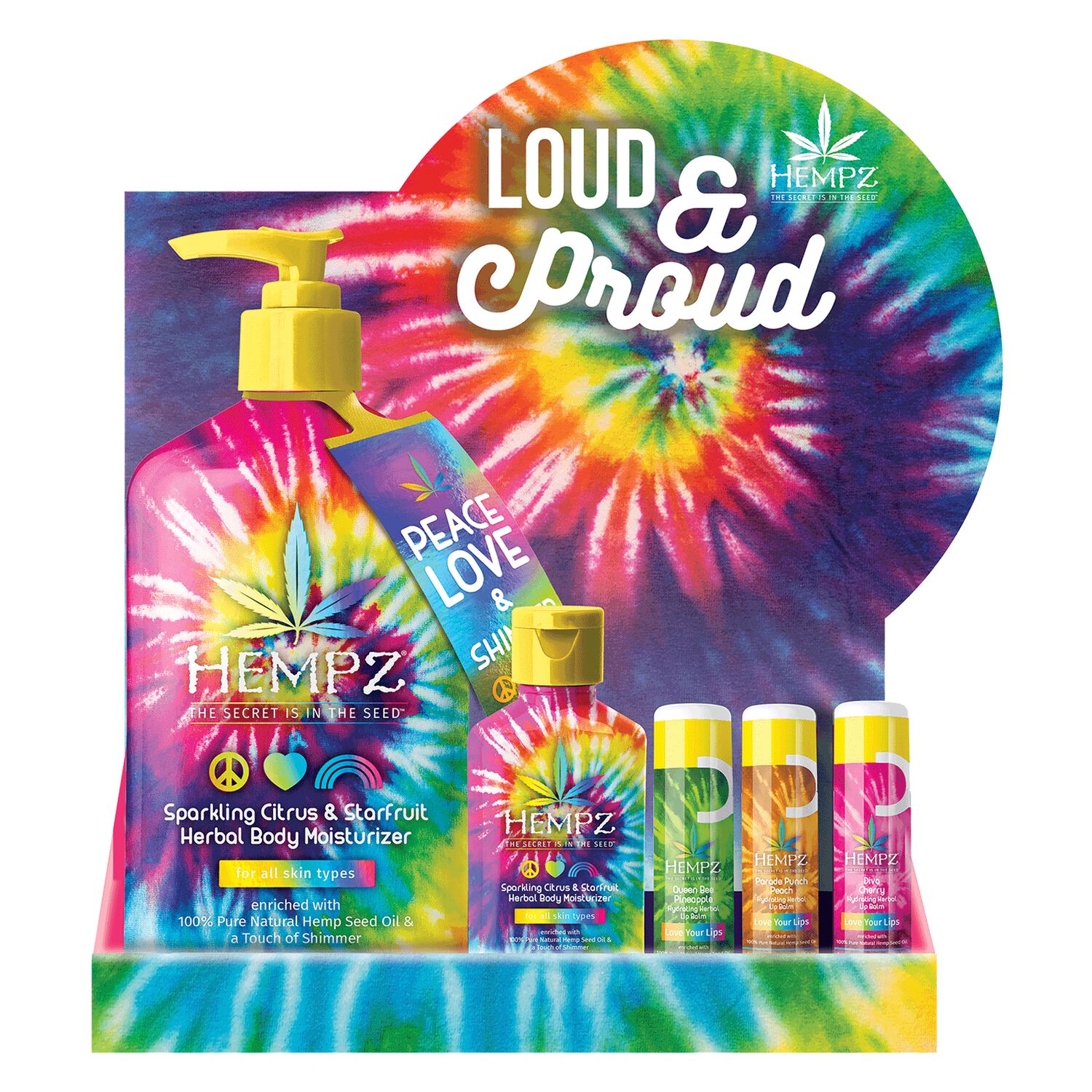 Hempz Loud & Proud - 22 Piece Display - Hempz | CosmoProf