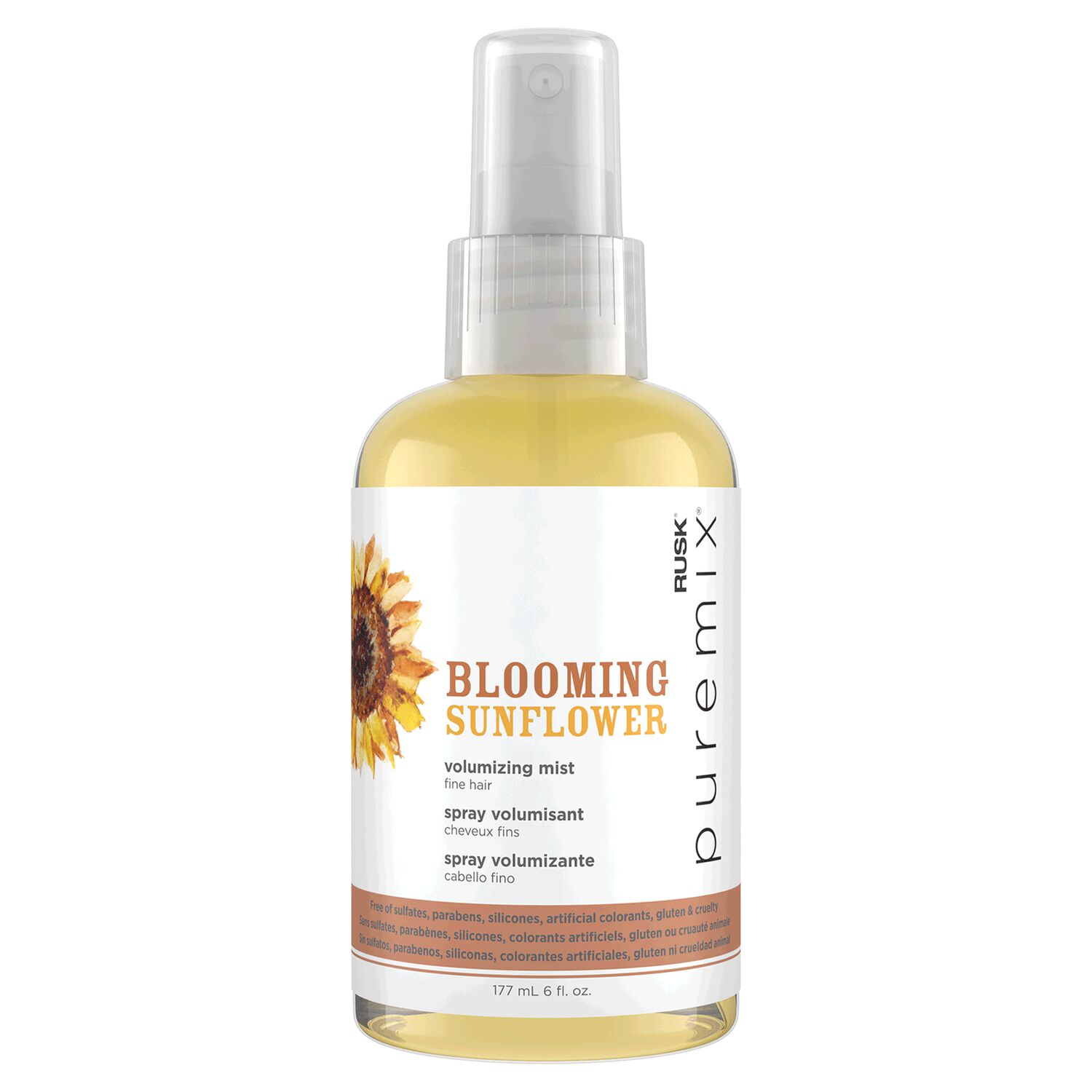 Puremix Blooming Sunflower Volumizing Mist - Rusk | Cosmoprof