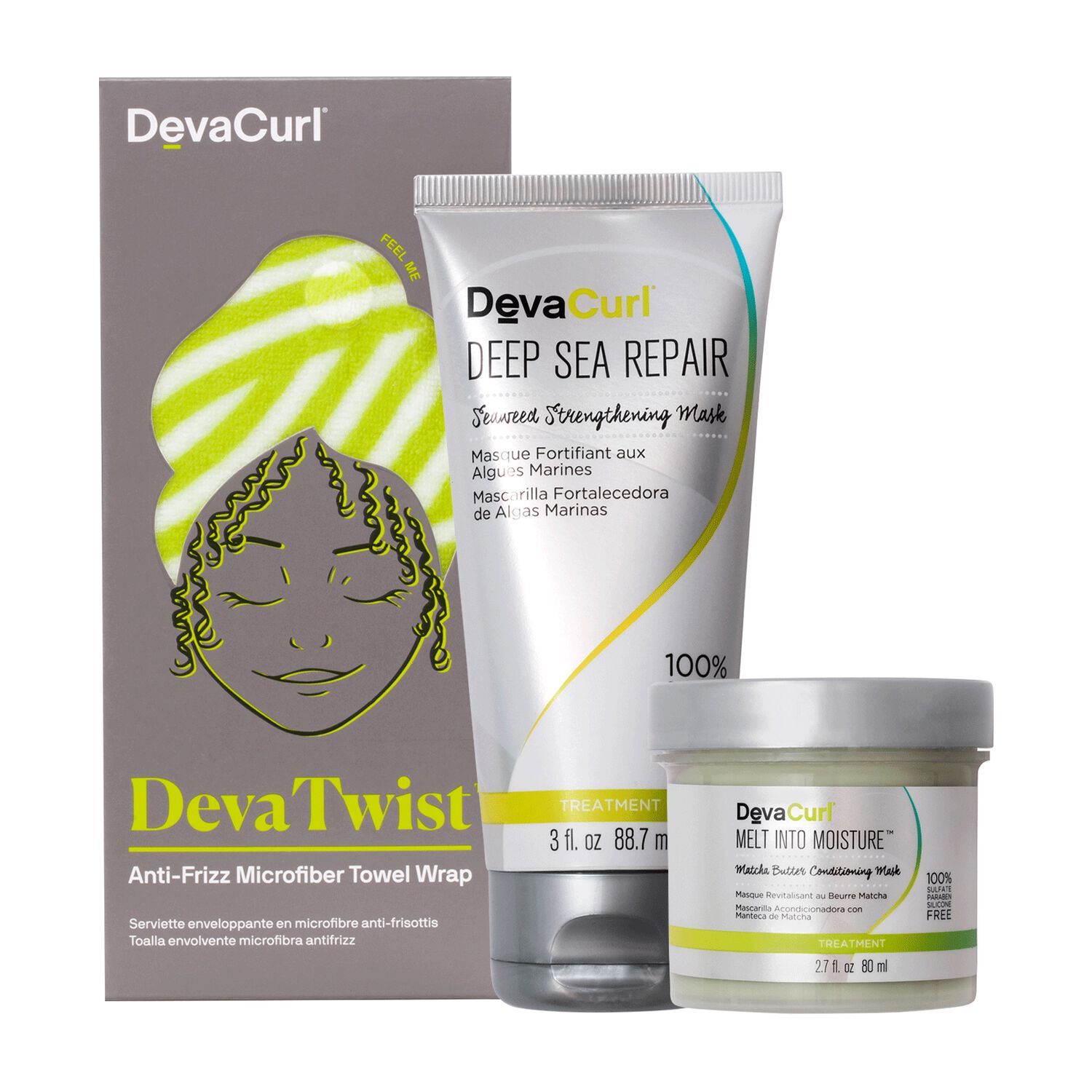 Towel Twirl, Melt Into Moisture, Deep Sea Repair - Deva Curl | CosmoProf