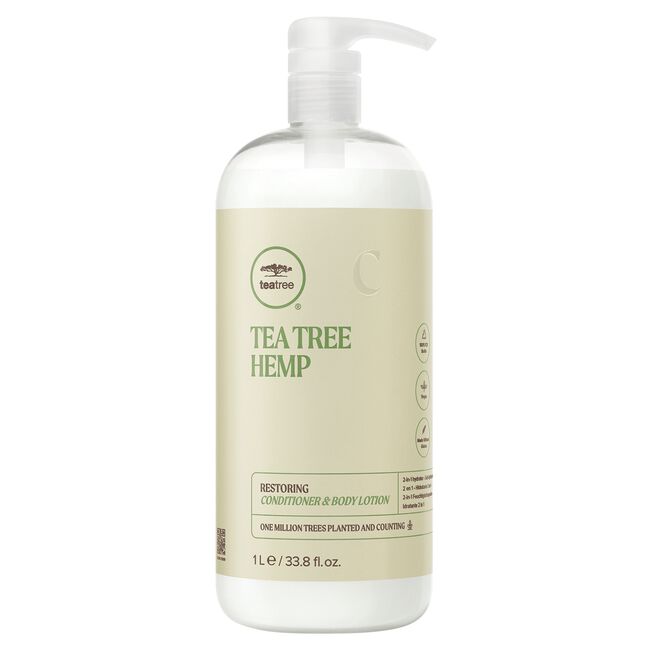 Tea Tree Hemp Restoring Conditioner & Body Lotion - John Paul Mitchell ...