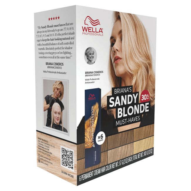 Koleston Perfect ME+ Briana's Sandy Blonde Must-Have Kit - Wella ...