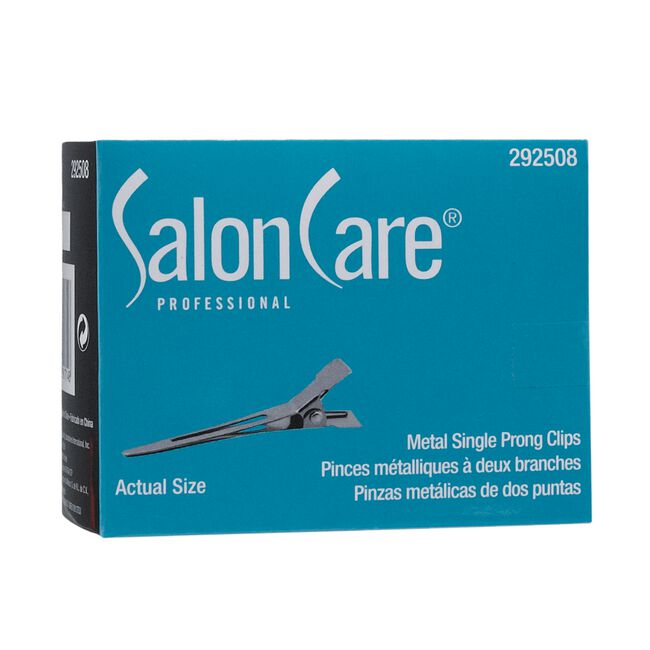 Professional Metal Single Prong Curl Clips - Salon Care | CosmoProf