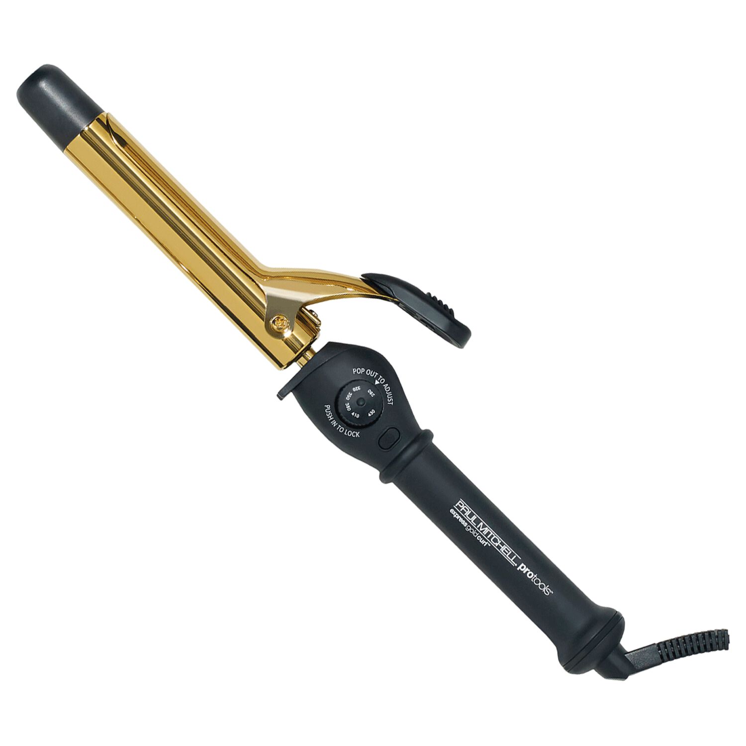 Express Gold Curl 1 Inch Spring Barrel Curling Iron - John Paul ...