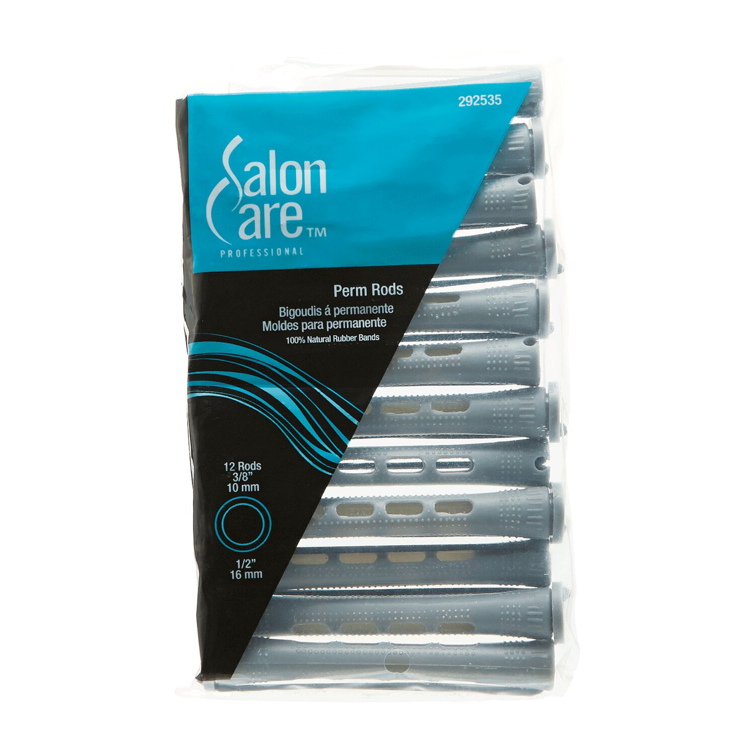 Salon Care Perm Rod Large Gray - 12 Pack - Salon Care | CosmoProf