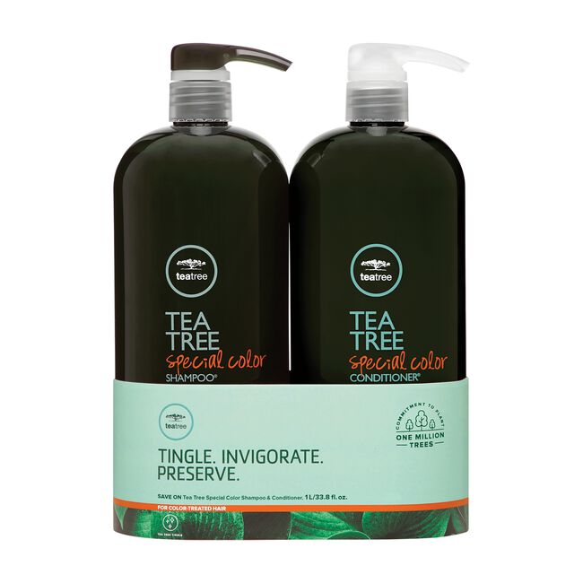 Tea Tree Special Color Shampoo, Conditioner Liter Duo - John Paul ...