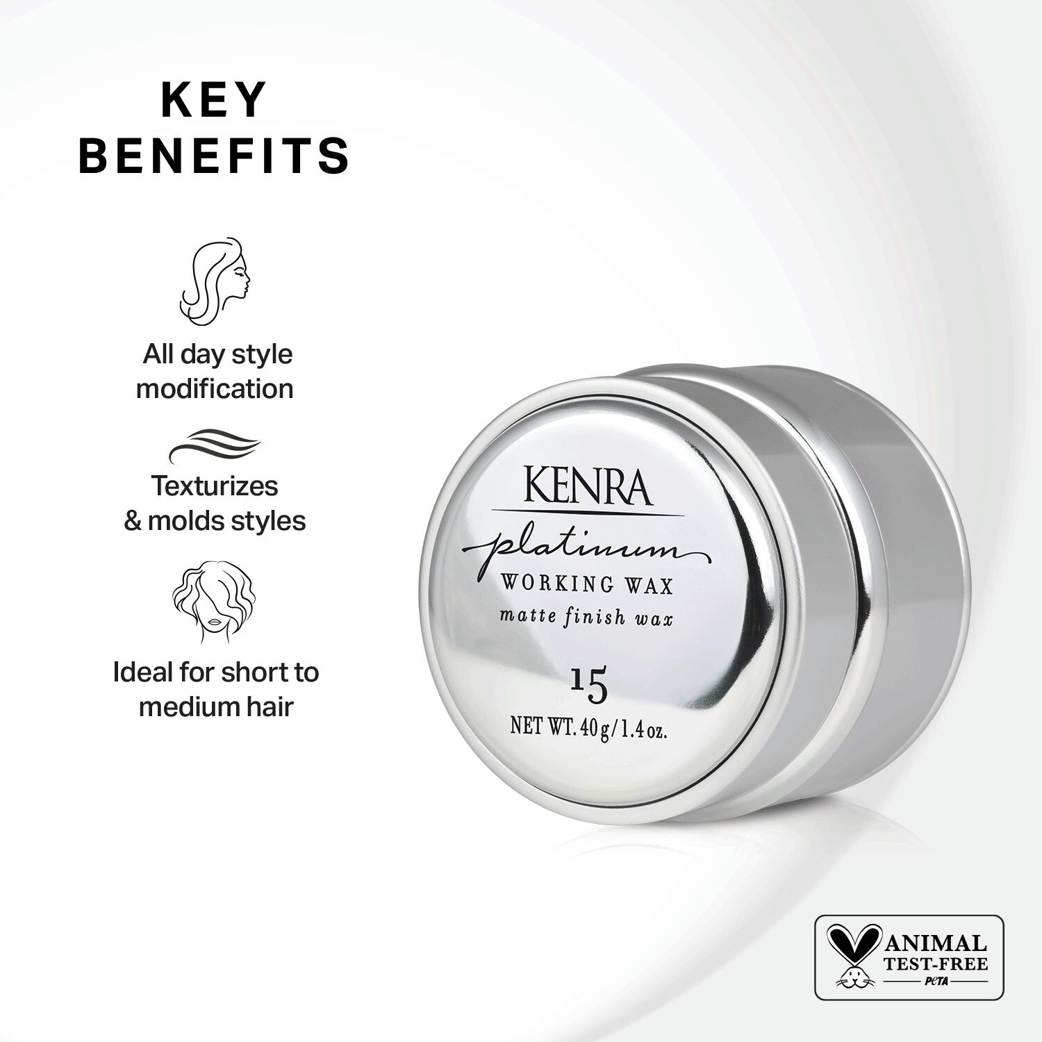 Platinum Working Wax 15 - Kenra Professional | CosmoProf