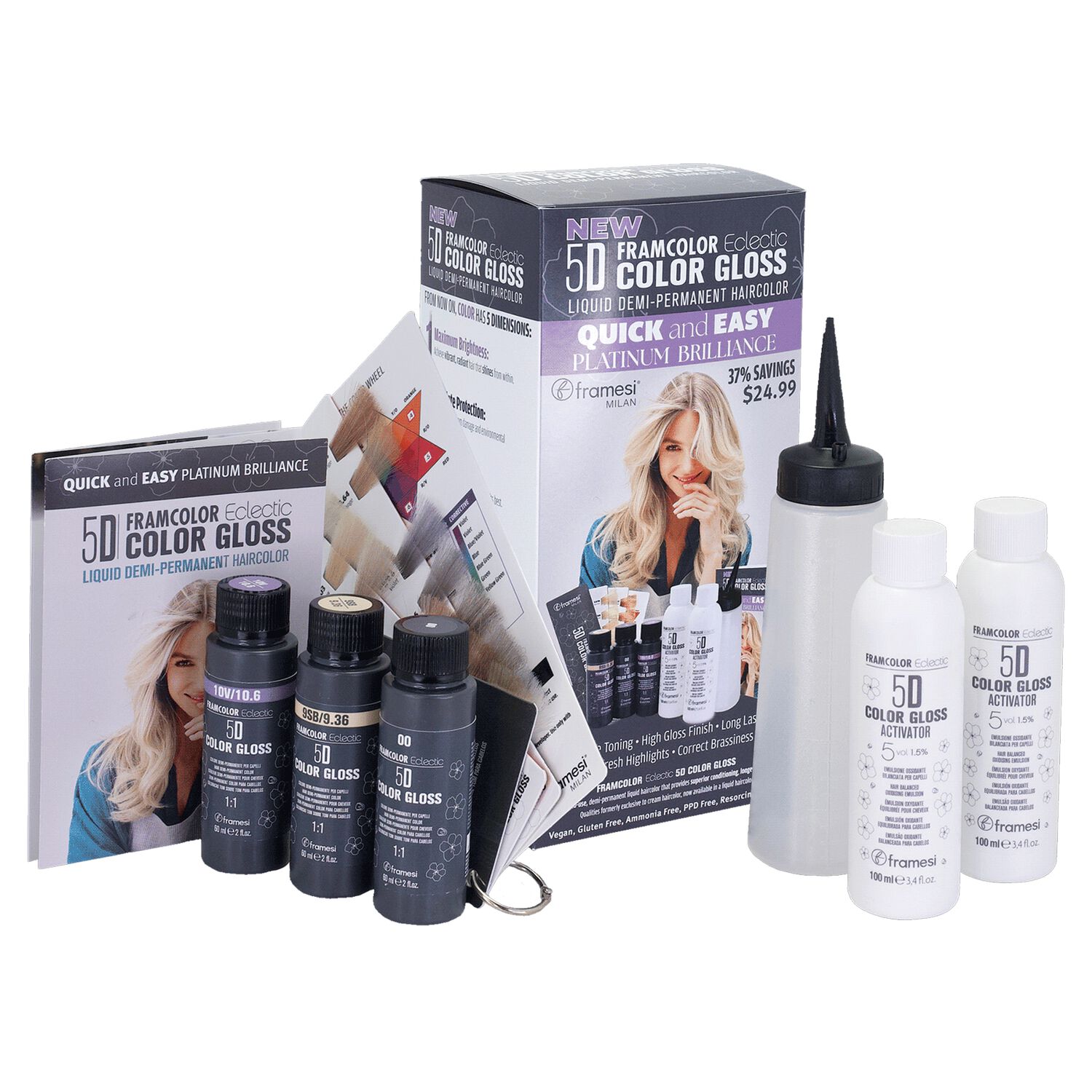 FramColor Eclectic 5D Color Gloss Kit - Framesi | CosmoProf