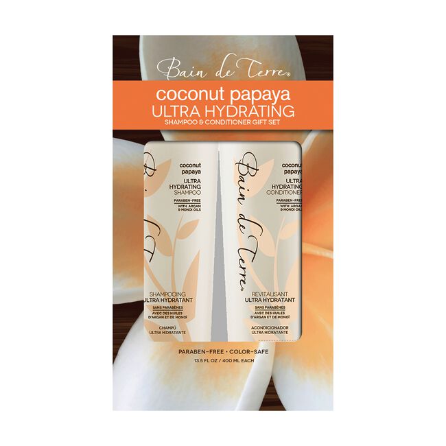 Coconut Papaya Ultra Hydrating Shampoo, Conditioner - Bain de Terre | CosmoProf