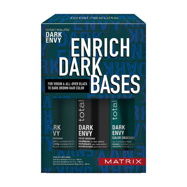 Total Results Dark Envy Shampoo, Conditioner, Mask - Matrix | CosmoProf